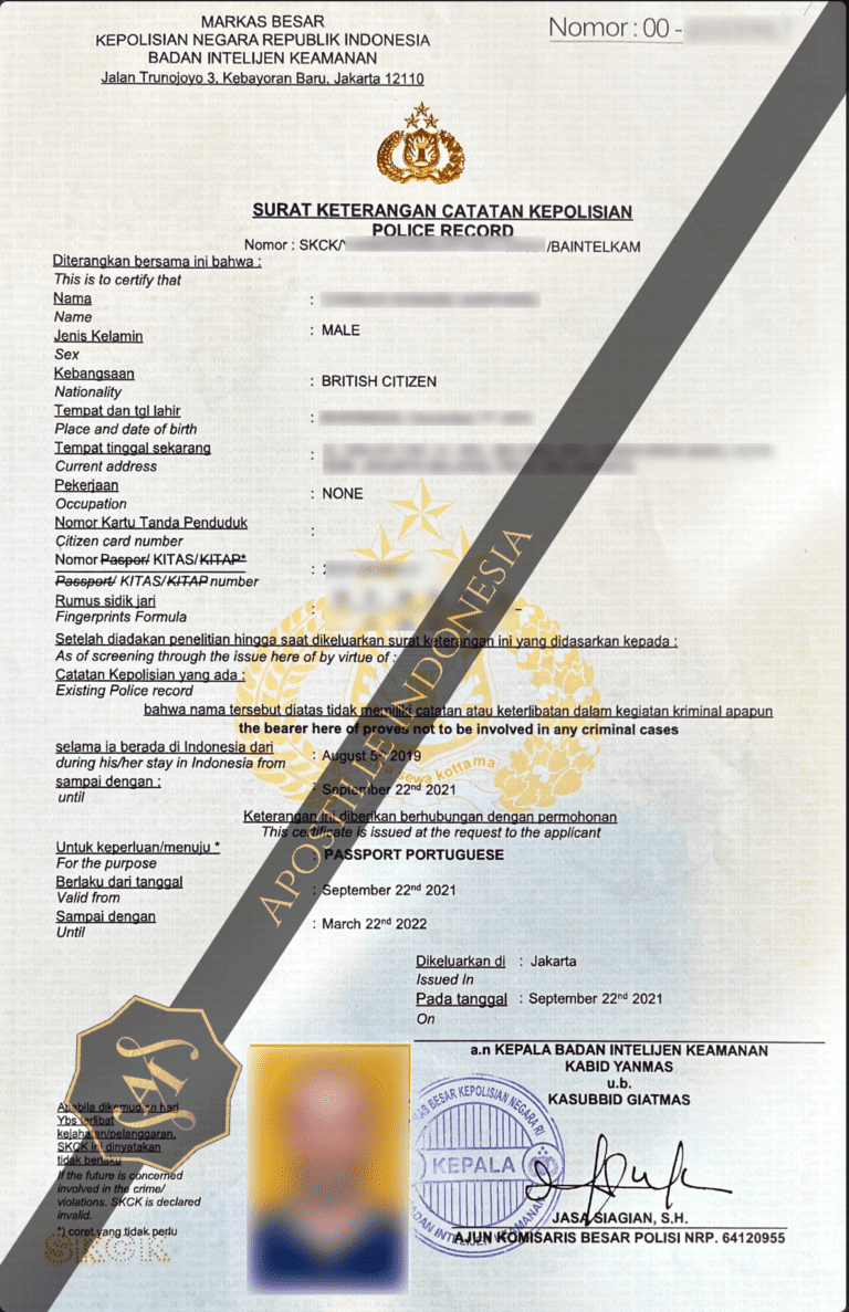 Surat Keterangan Catatan Kepolisian SKCK online fast 2025